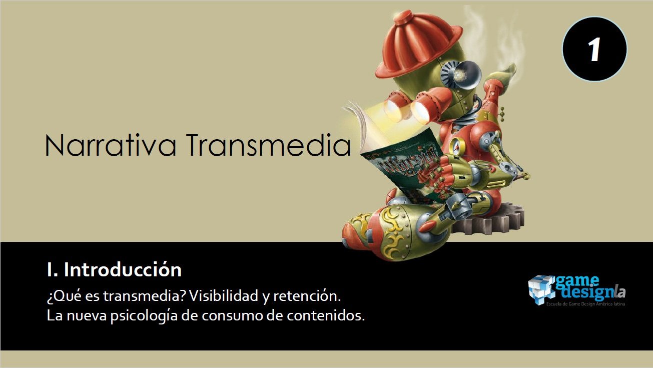 Curso de Narrativa transmedia 2025 - Game Design LA